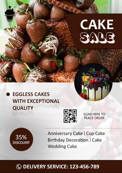 Free QR Code on Flyer Templates