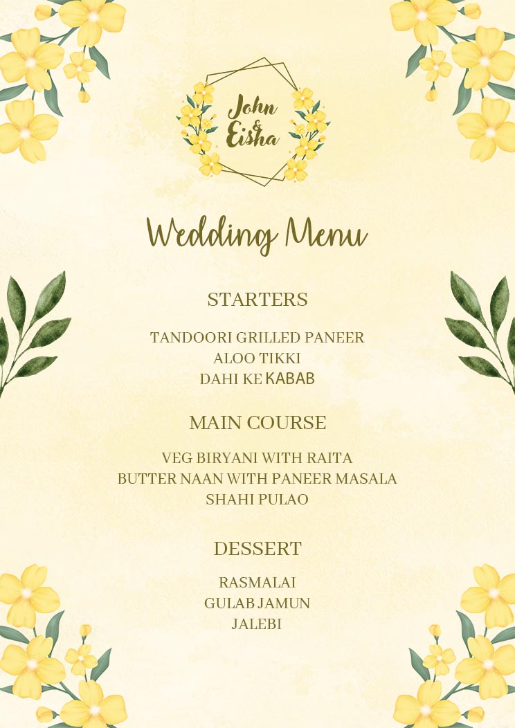 2.1k Menu Card Templates Online For Free Download