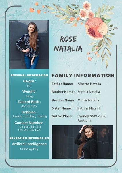 2.6K+ Marriage Biodata Templates