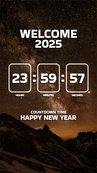 Countdown Timer Happy New Year Video