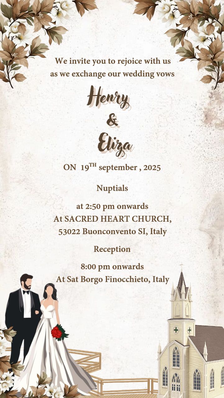 Christian Wedding Invitation Cards Free Download