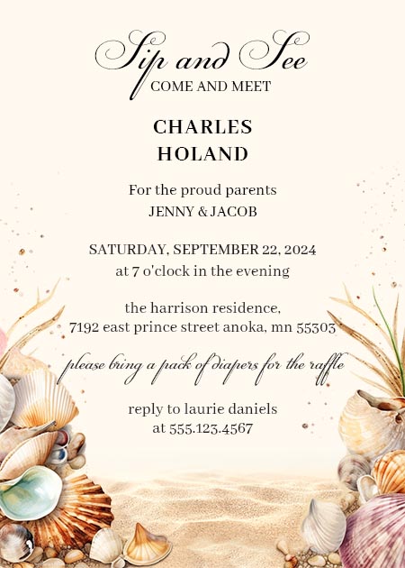 Download New Sip And Sip Invitation Card