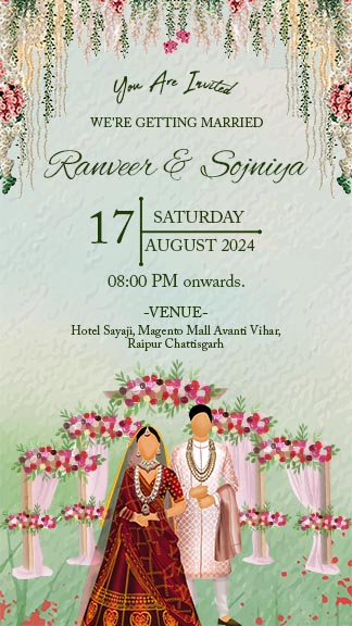 3.1k+ Buy Barat Invitation Card in English Templates