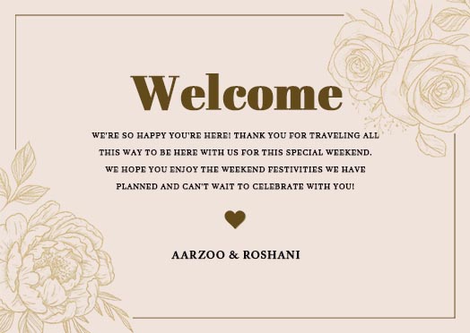 Best Welcome Card Templates Online - Crafty Art