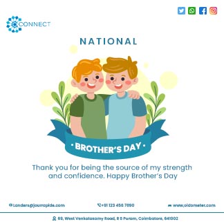 National Brother Day Quote Branding Post