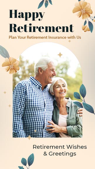 Happy Retirement Wish Instagram Story Template