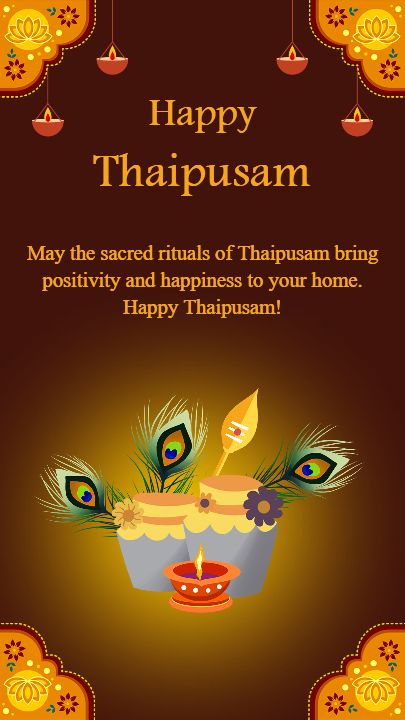 Download Customizable Thaipusam Poster