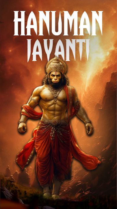 Free 4k Hanuman Jayanti Full Screen Status Video