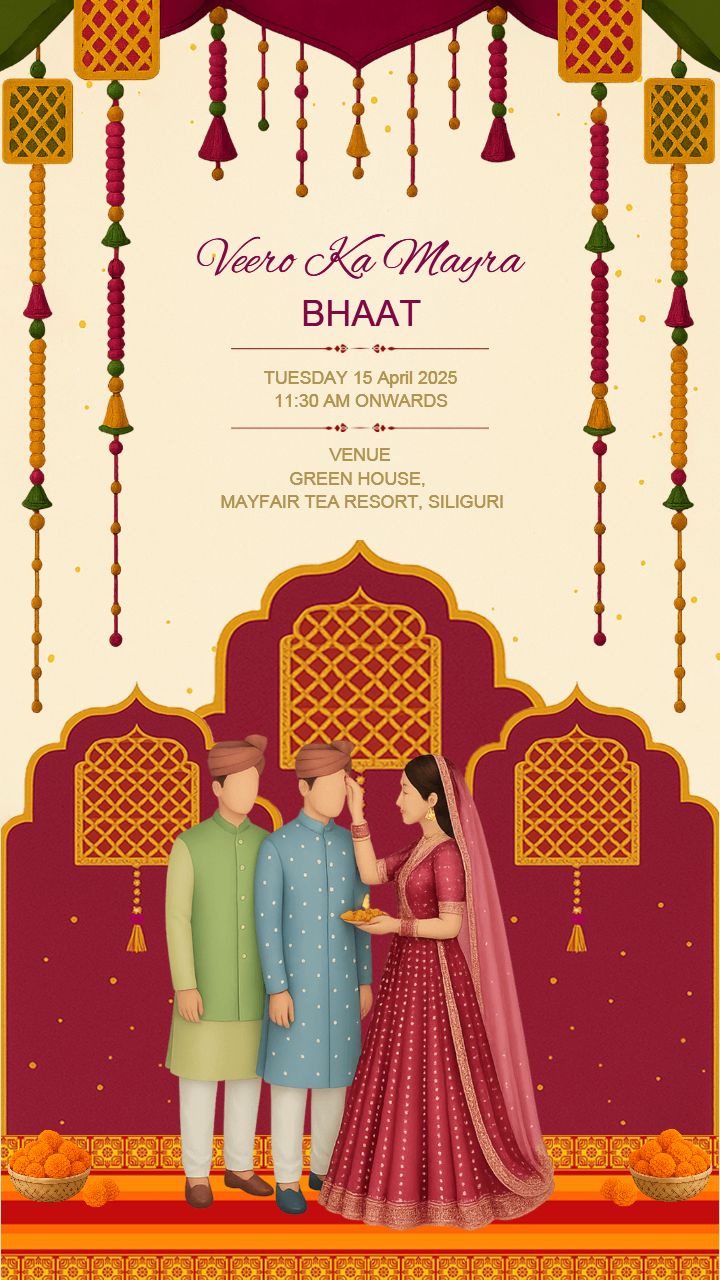 99+ Editable Mayra Invitation ceremony Card Template Online